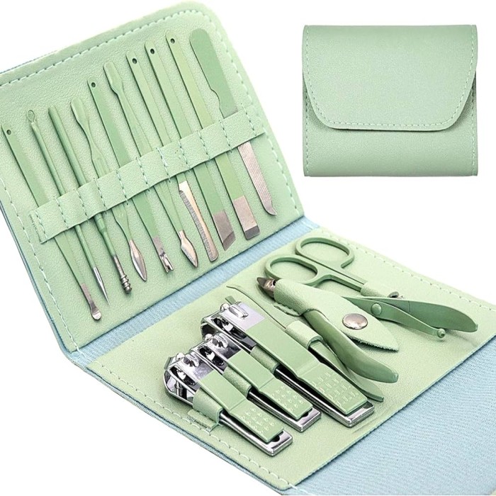 Rambo Shopping - 16 pcs Stainless Steel Nail Cutter Clipper Tool Box ...